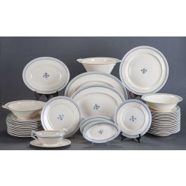 1216-Vajilla en loza inglesa con marcas John Maddock & Son Ltd. C. 1945 ...