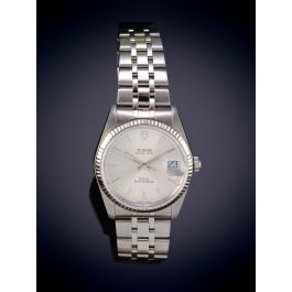 1009-TUDOR"" MODELO ""PRINCE DATE ROTOR"" CAJA Y BRAZALETE EN ACERO ...