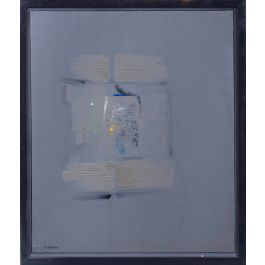 122-GERARDO RUEDA (Madrid 1926-1996) Anunciación". 1960 Óleo sobre ...