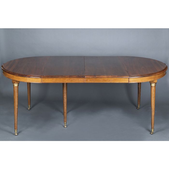 536-Lote formado por: mesa de comedor estilo Directorio en madera ...