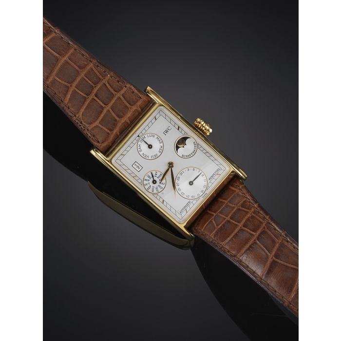 1104- IWC MODELO NOVECENTO CALENDARIO PERPETUO FASES LUNARES. CAJA ...