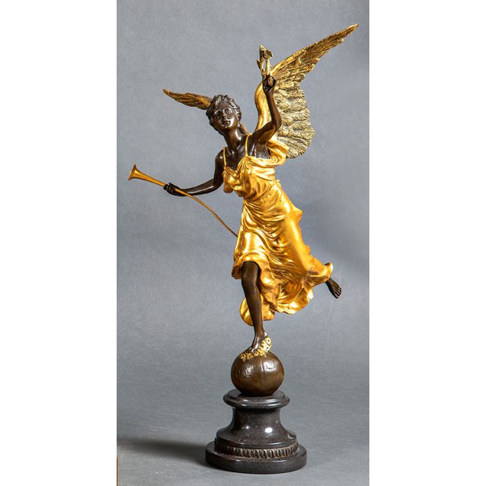 988-Nike según modelo de Pierre Biard (París, 1559-1609). Bronce ...