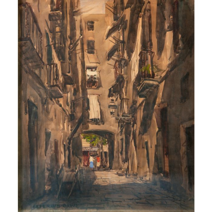 347-CEFERINO OLIVÉ (Reus, 1907 – Barcelona, 1995) Lote formado por tres ...