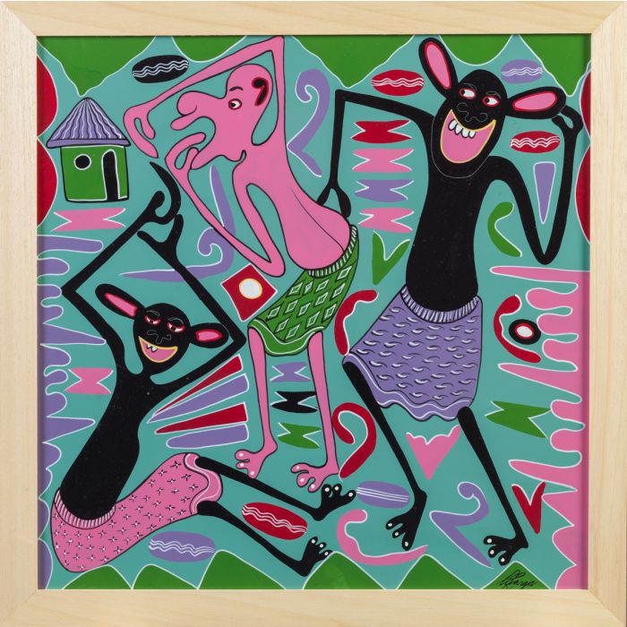 242-GEORGE LILANGA (Tanzania 1934-Dar es-Salam, Tanzania 2005 ...