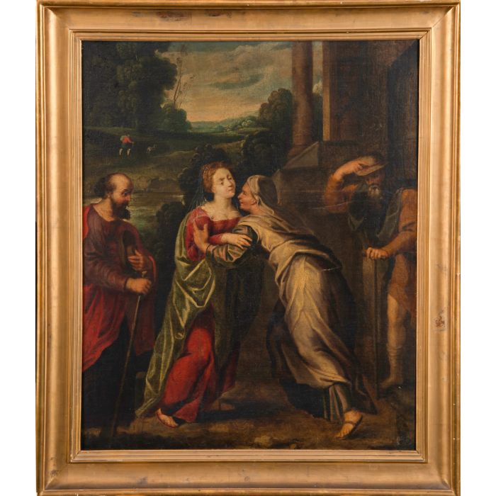 473-ESCUELA FLAMENCA Primera mitad del siglo XVII La visitación de la ...