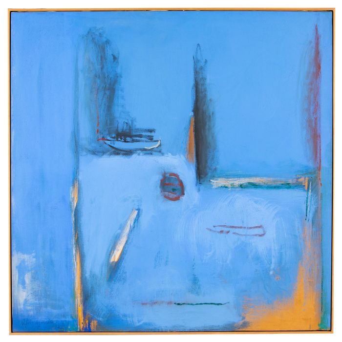 27-ALBERT RAFOLS CASAMADA (Barcelona 1923-2009) Aire de mar". 1992 Óleo ...