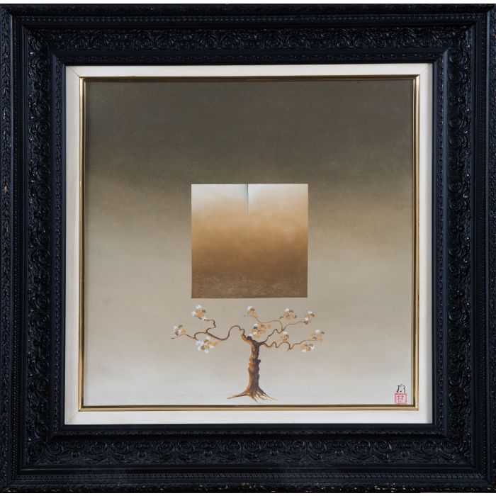 2165-JUAN ROLDÁN (Sevilla, 1940 -2014) Almendro" Óleo sobre lienzo ...